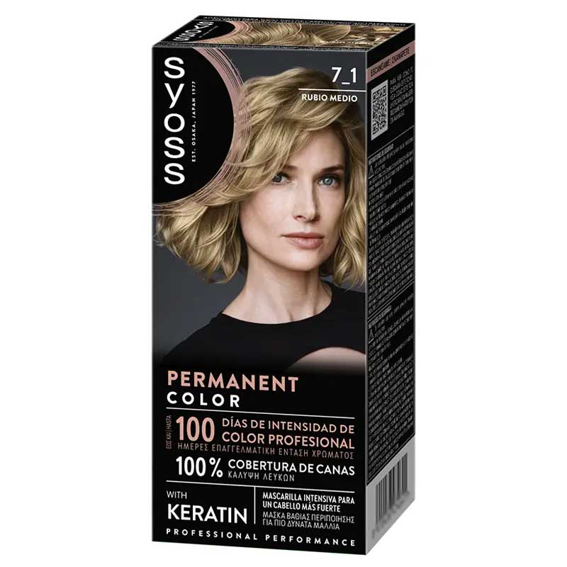 SYOSS Syoss Permanent Color 7_1 Natural Medium Blond Brazil