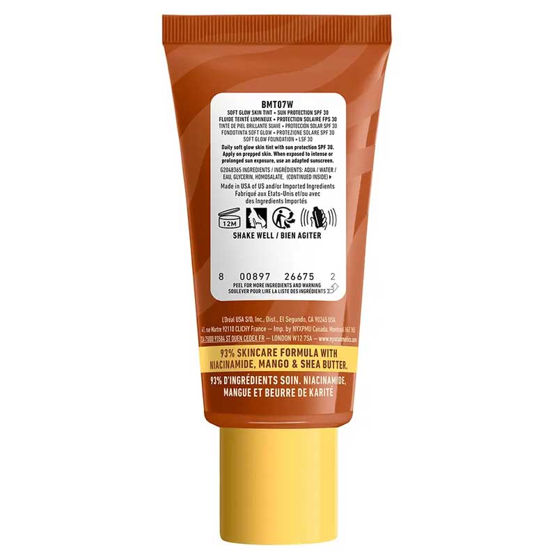 NYX Buttermelt Glaze Skin Tint - Toffee Butta 30ml Saudi Arabia