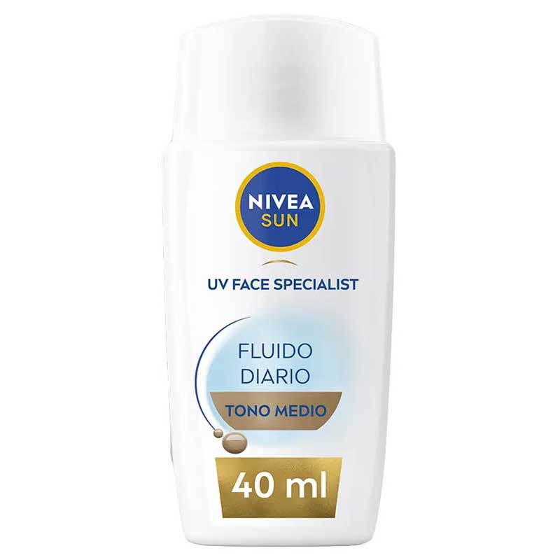 NIVEA Sun Daily Fluid SPF50+ - Medium - 40ml United Kingdom
